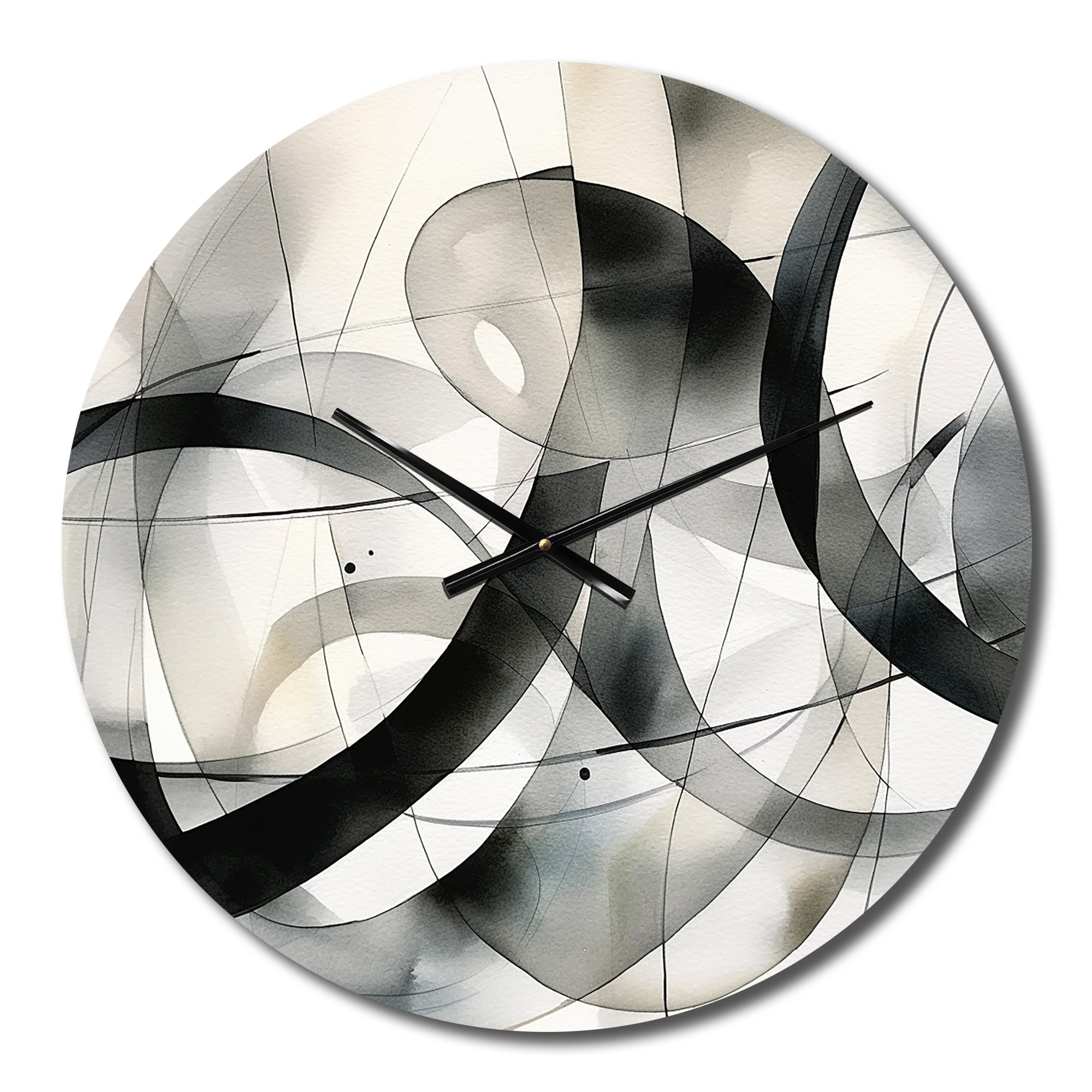 DesignArt Metal Wall Clock | Wayfair