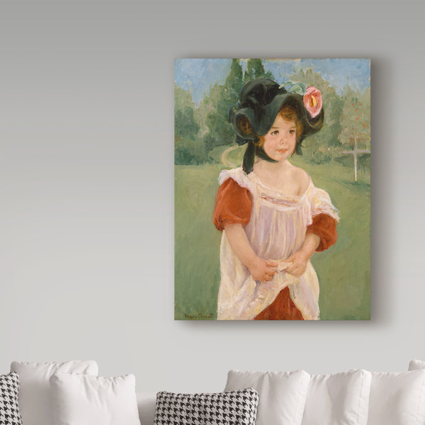 Vault W Artwork Mary Cassatt " Spring Margot Standing In A Garden 1900 ...