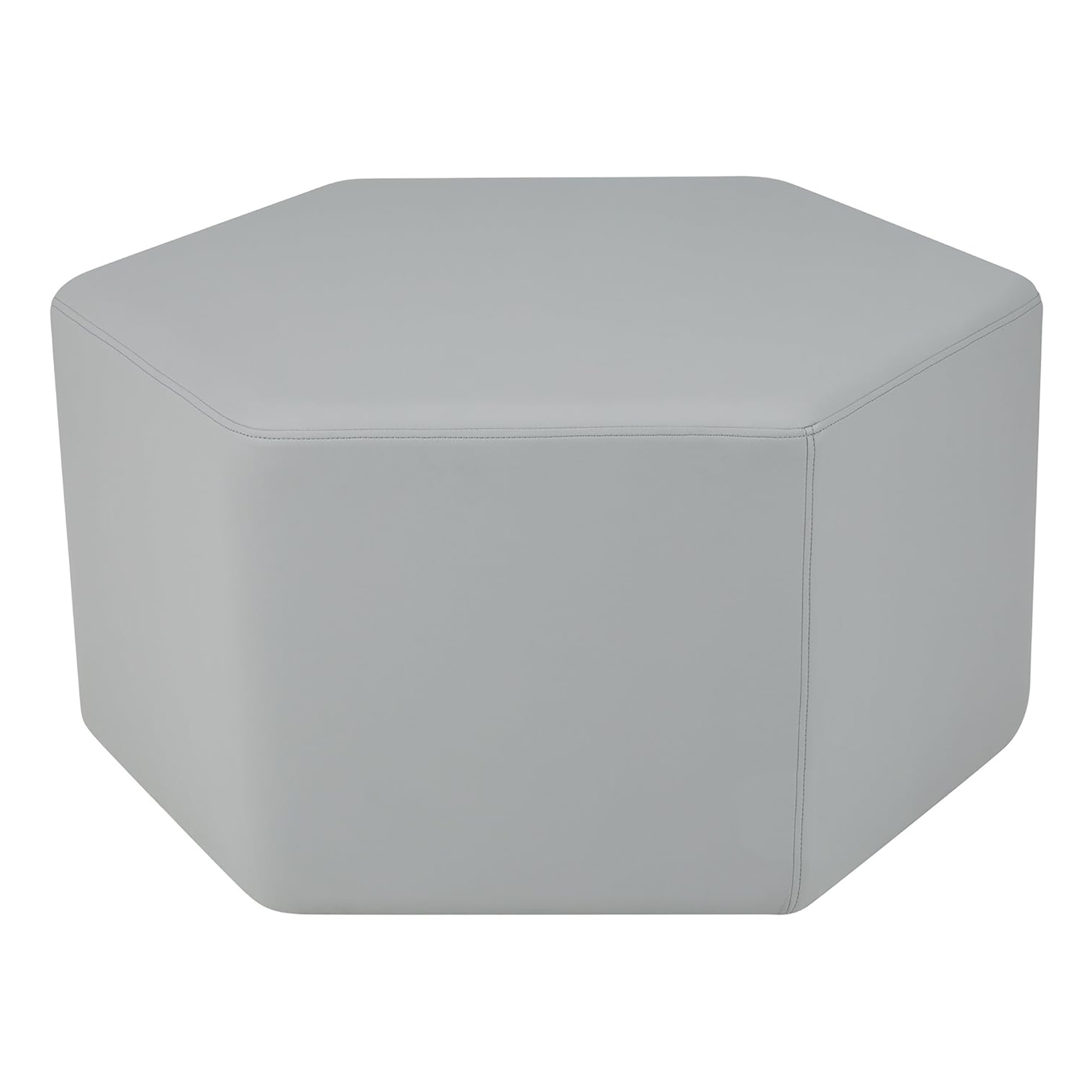 Factory Direct Partners Pro Series Upholstered Hexagon Ottoman 18 ...