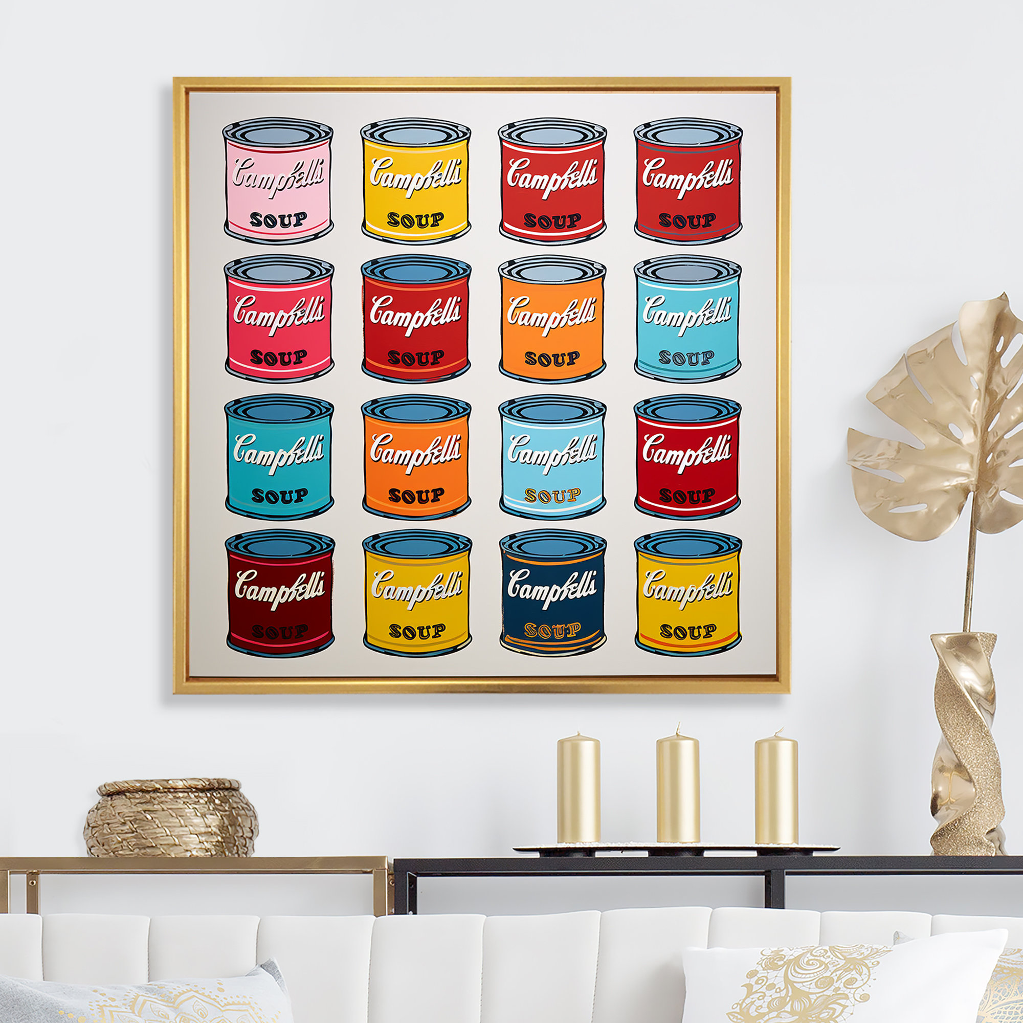 Lark Manor™ Pop Art Soup Collage IV - Fruits Wall Art | Wayfair