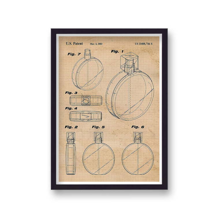 Rosdorf Park Atomiser US Patent Print - Single Picture Frame Print ...
