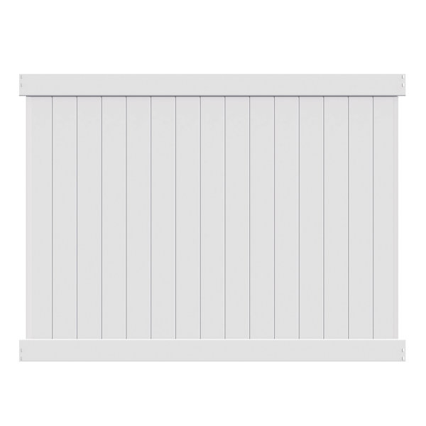 Barrette Outdoor Living Solid Privacy Panel Fence Kit & Reviews | Wayfair