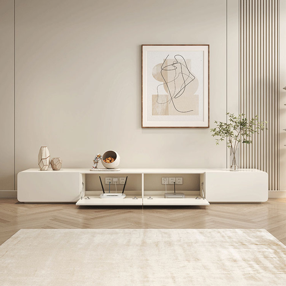 Aurora Craft Minimalist EO Grade TV Stand Coffee Table Set 2 - Piece ...