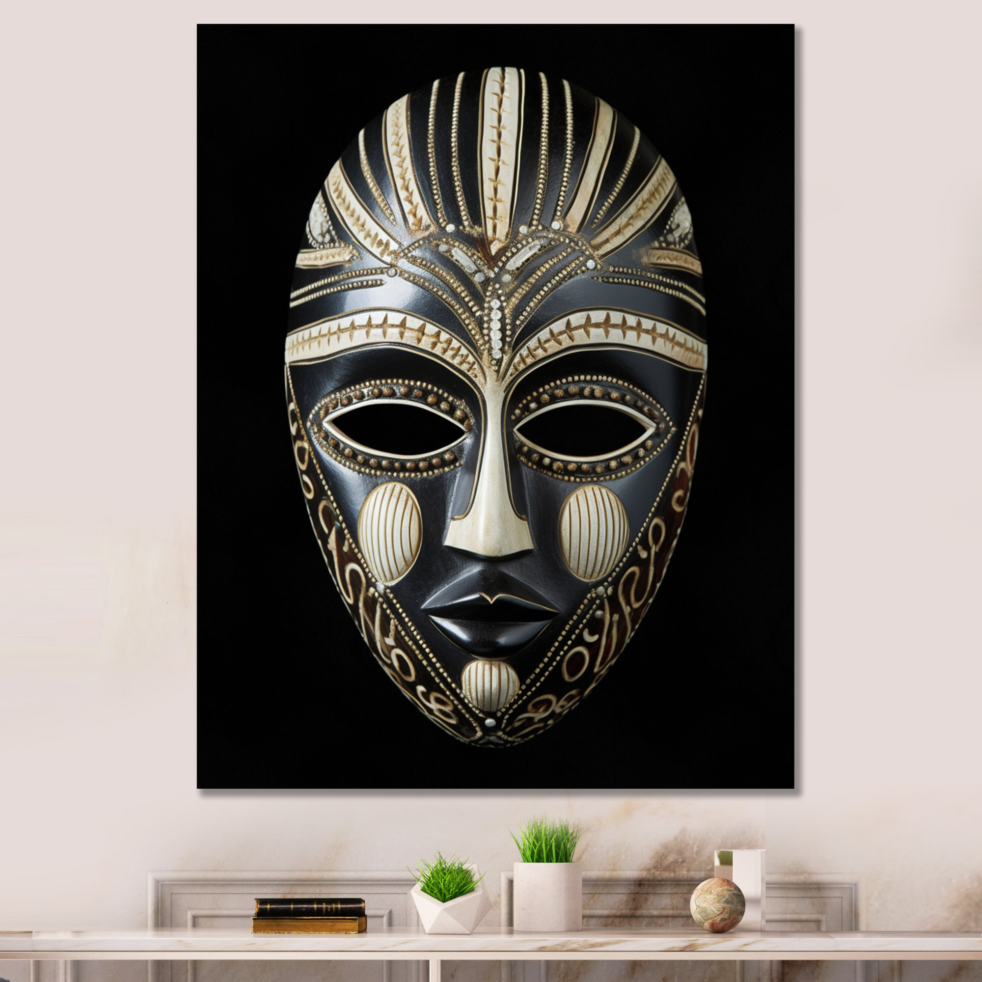 Dakota Fields " Ethnical Traditional African Mask XI " on Canvas | Wayfair