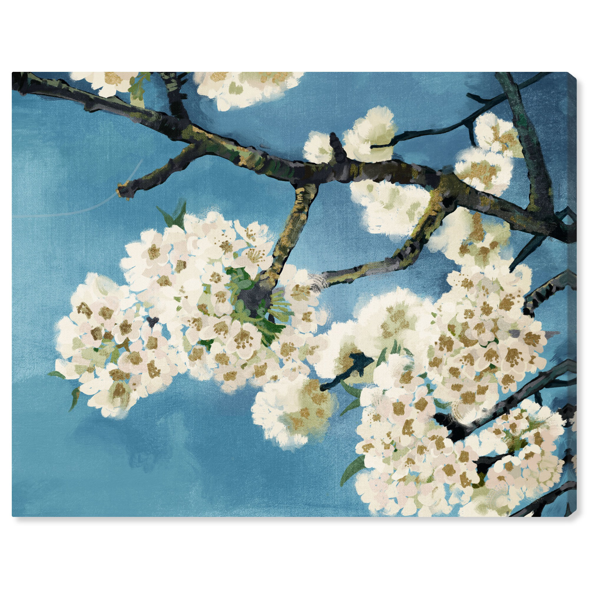 Corrigan Studio® Blossoms In The Breeze Canvas Classic Vintage Wall Art ...