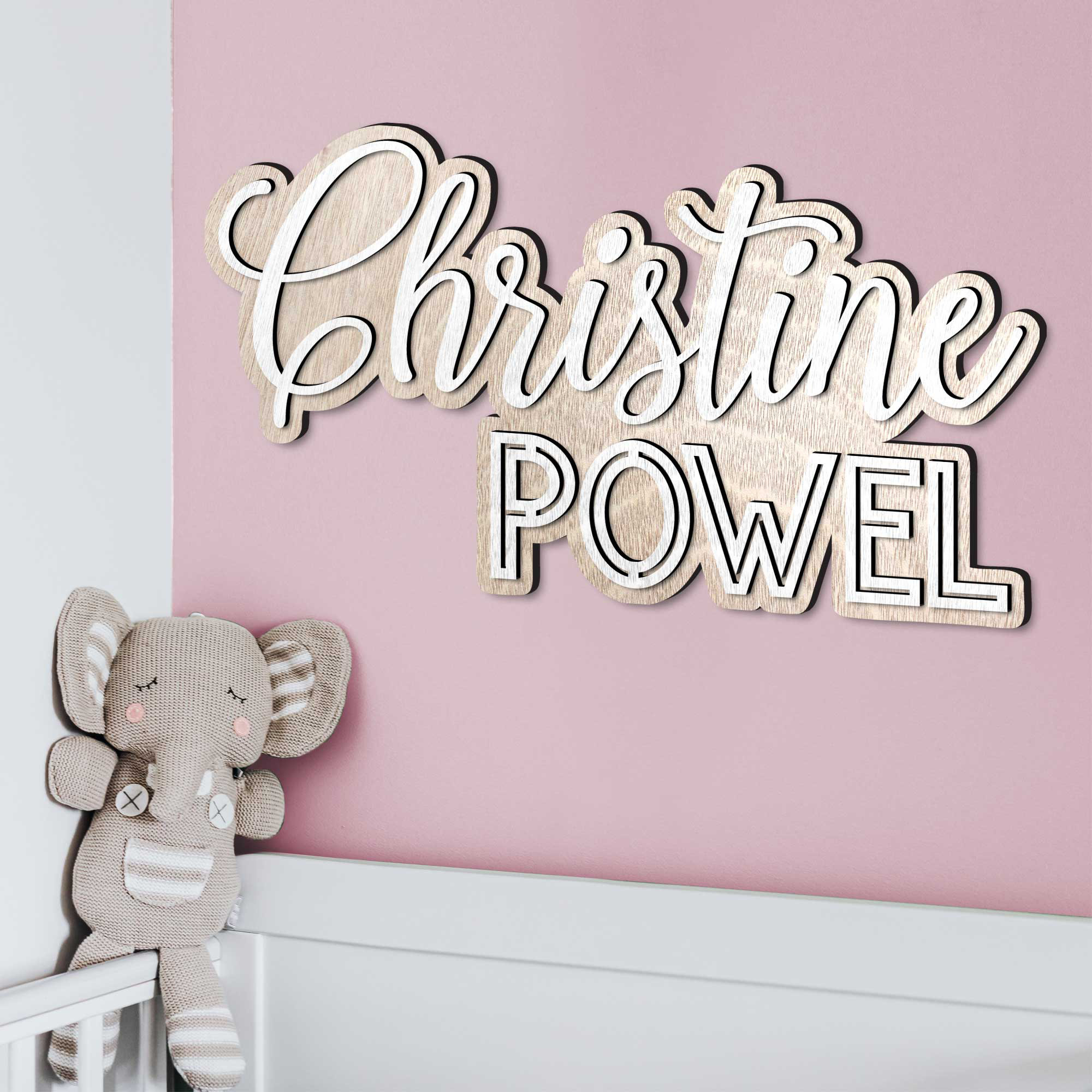 Red Barrel Studio® Personalized Name Sign Wall Décor | Wayfair