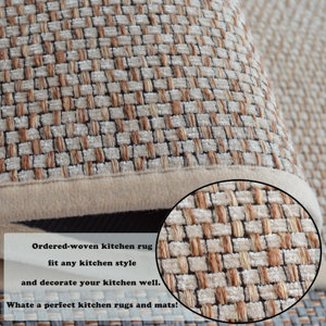 Latitude Run® Kitchen Rugs Set Of 2 PCS Long Kitchen Mats For Floor ...