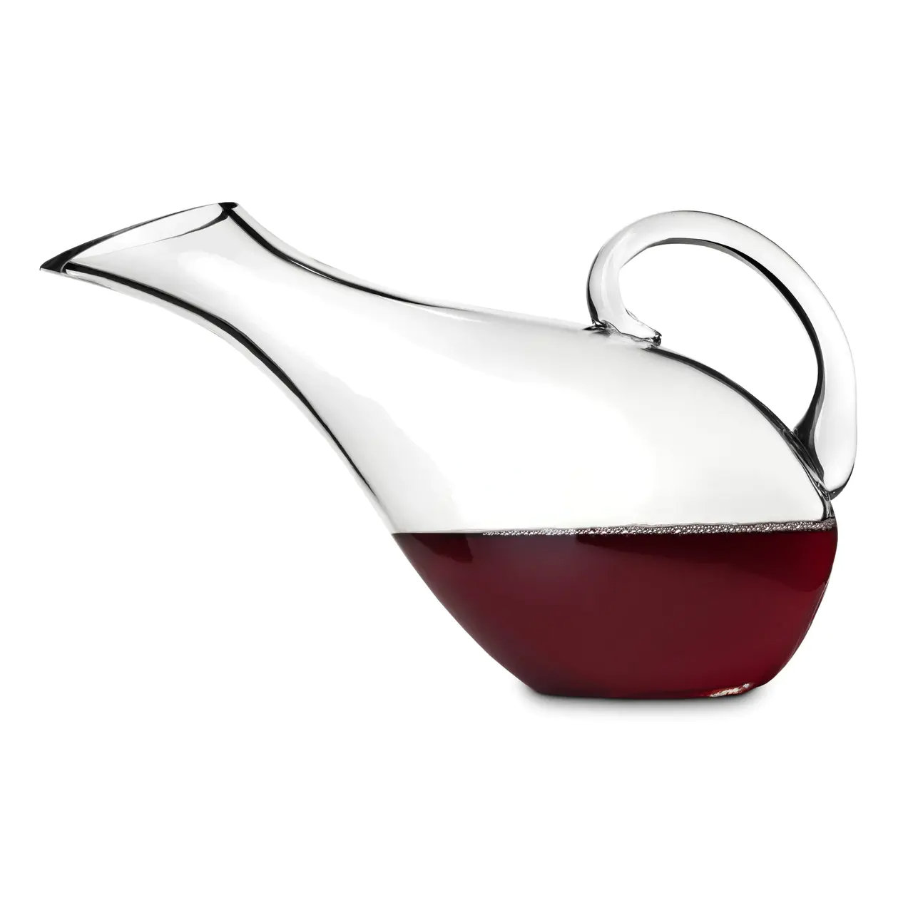 Brayden Studio® Mallard Duck Handled Wine Decanter - Hand Blown Glass ...