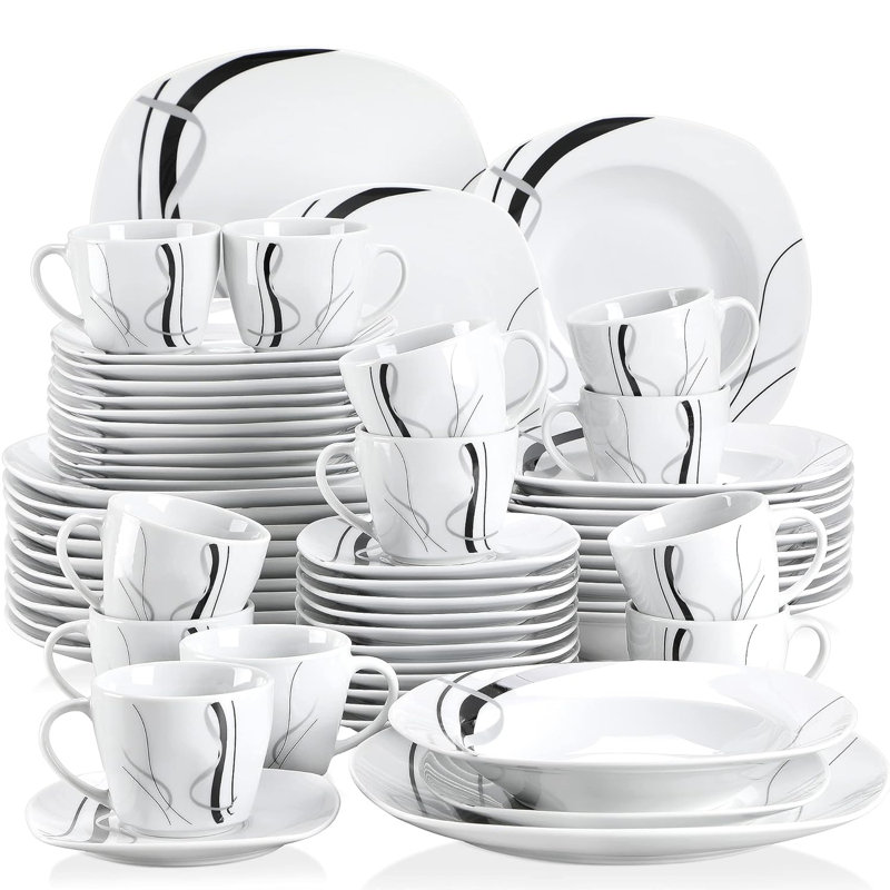 60 Piece Dinnerware Set Service For 12