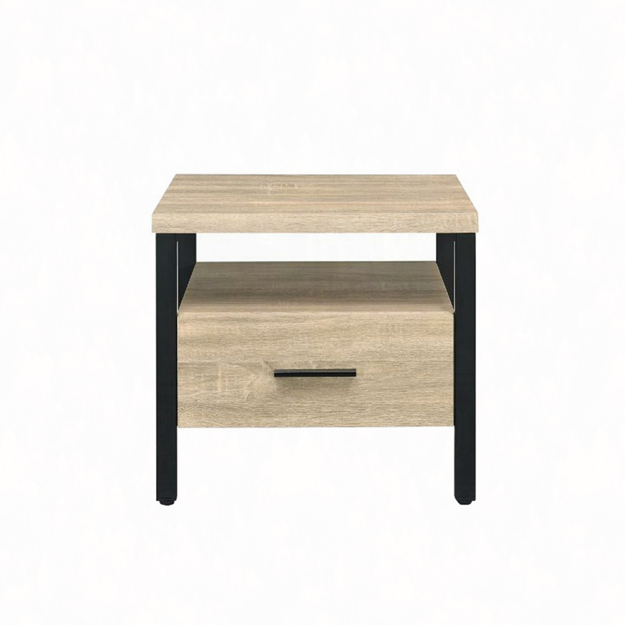 George Oliver Nightstand, One Drawer Nightstand With 1 Tier Shelf | Wayfair