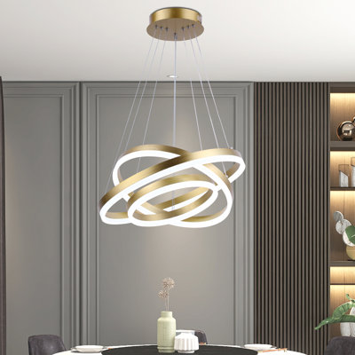 Mercer41 Led Sprayed And Brushed Gold Aluminum Material And Acrylic ...