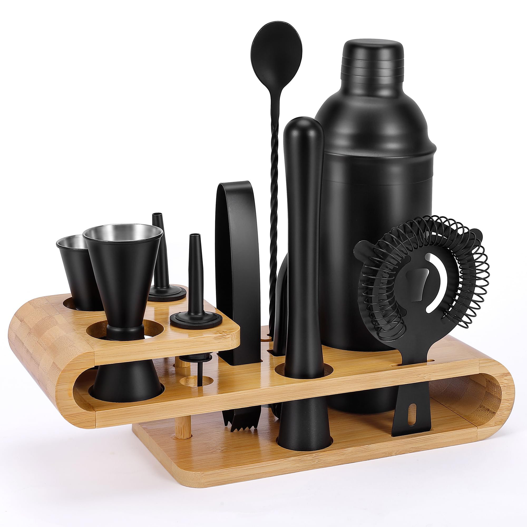 Latitude Run® Cocktail Shaker Set - 12-Piece Complete Bartender Kit For ...