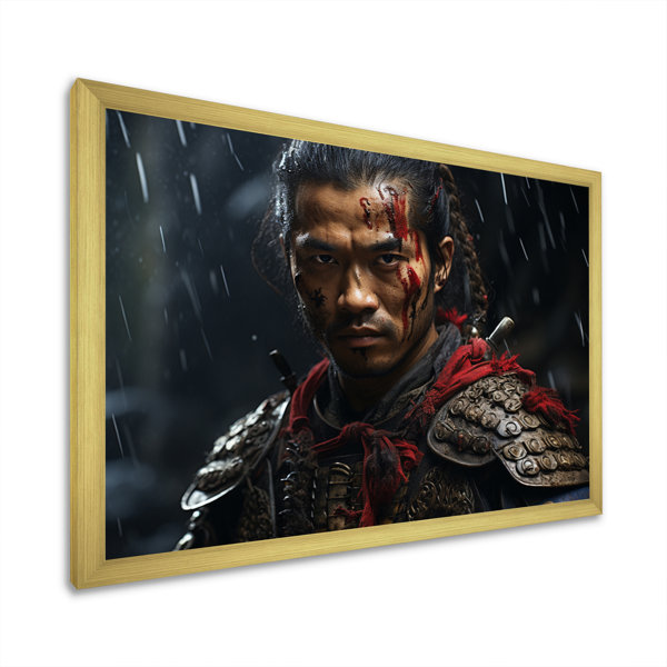 Latitude Run® " Japon Art Samurais Warrior Portrait II " | Wayfair