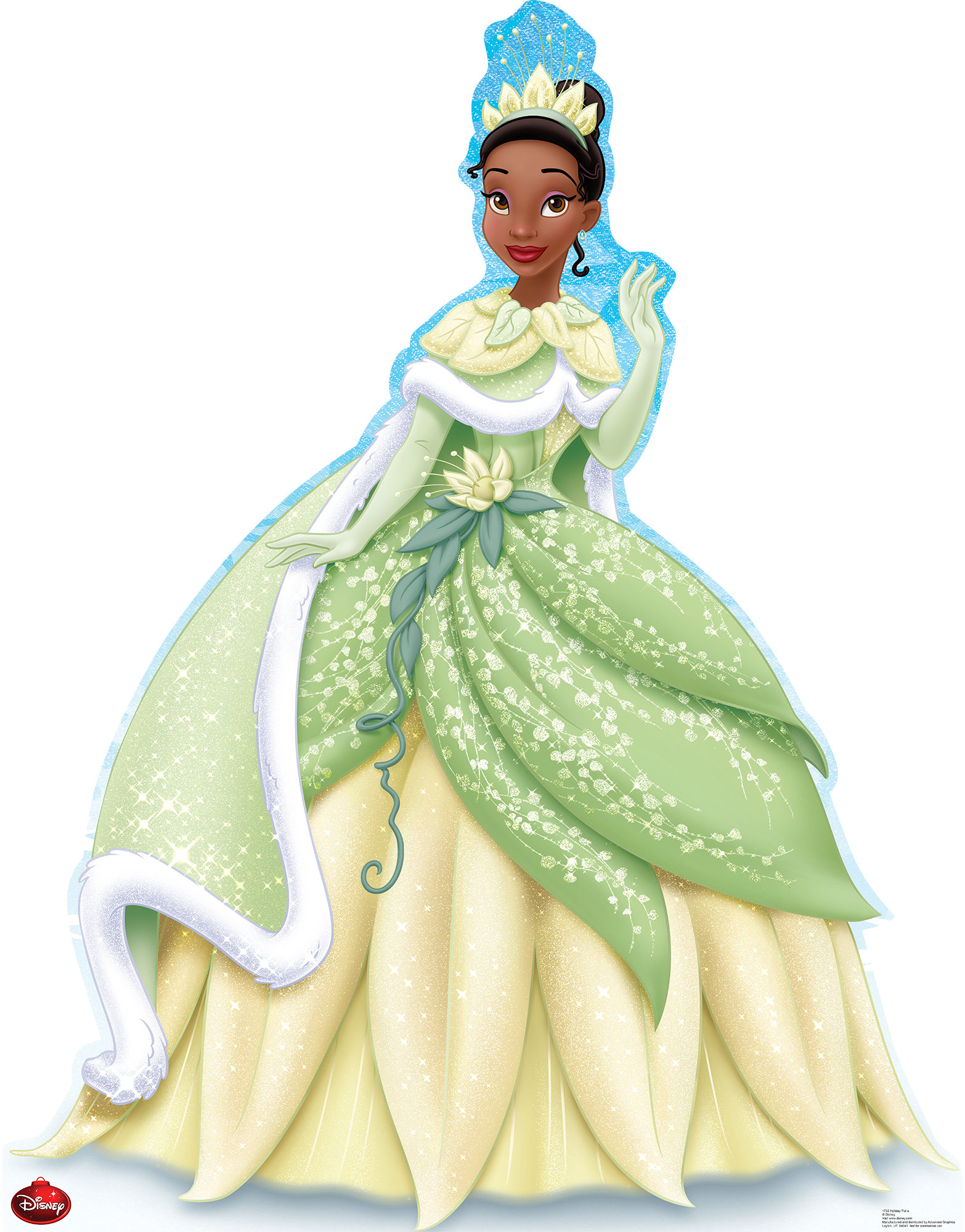 Advanced Graphics Tiana Holiday - Disney Cardboard Standup & Reviews ...