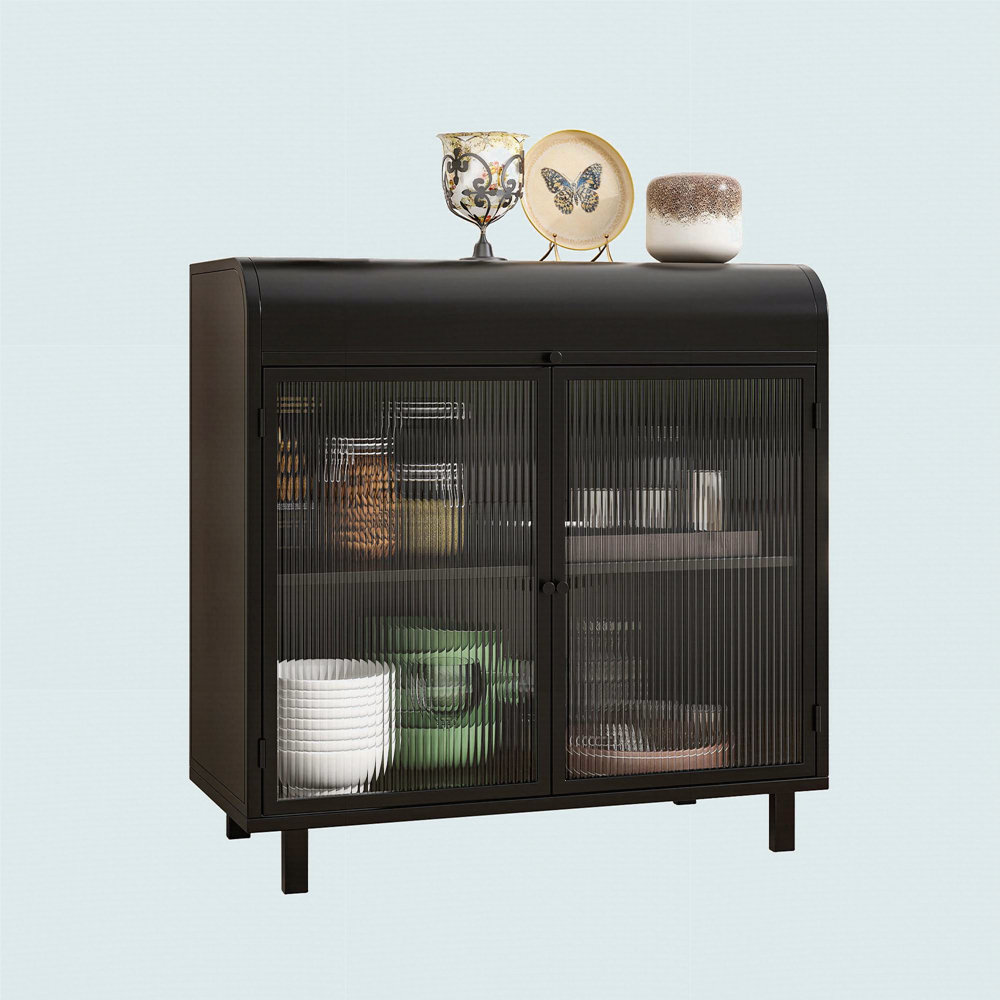 17 Stories Metal Frame Storage Console | Wayfair