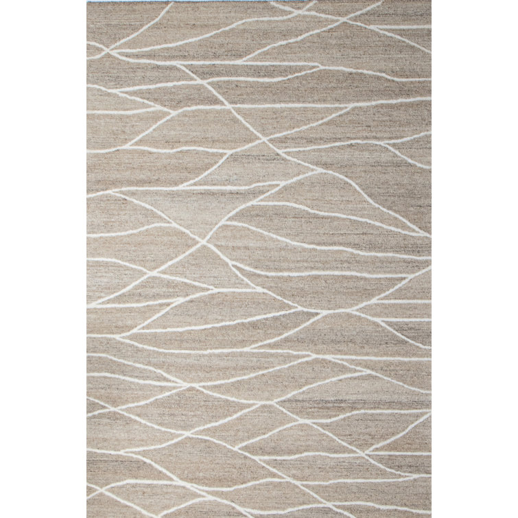 Wrought Studio Nelvia 100% Wool Area Rug | Wayfair