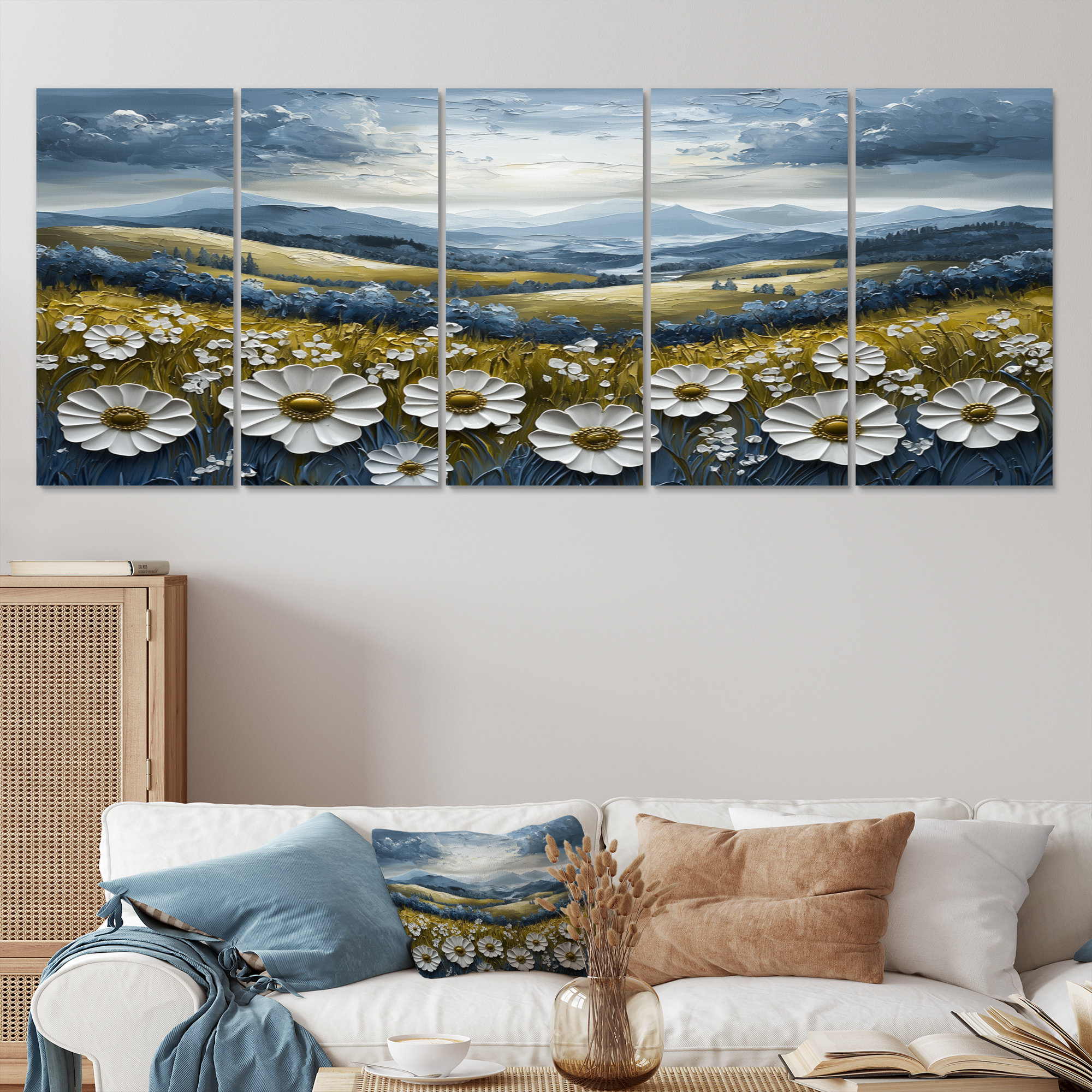 Lark Manor™ Green Alpine Meadows Abstract Landscape II - Landscape ...