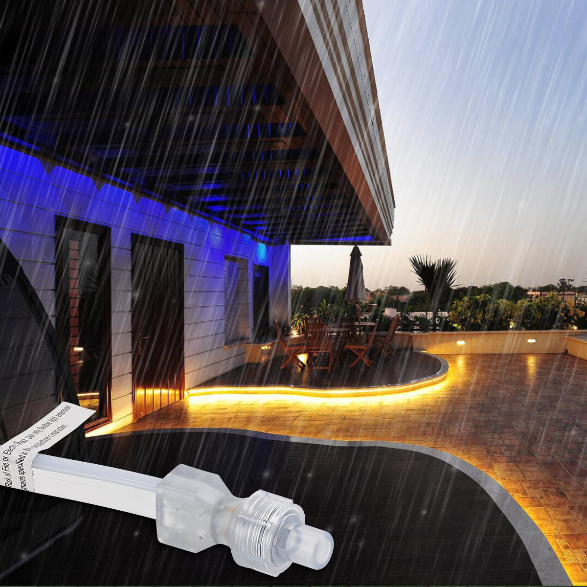 Mercer41 Commercial Grade Plug-in Neon LED Rope Lights IP67 Waterproof ...