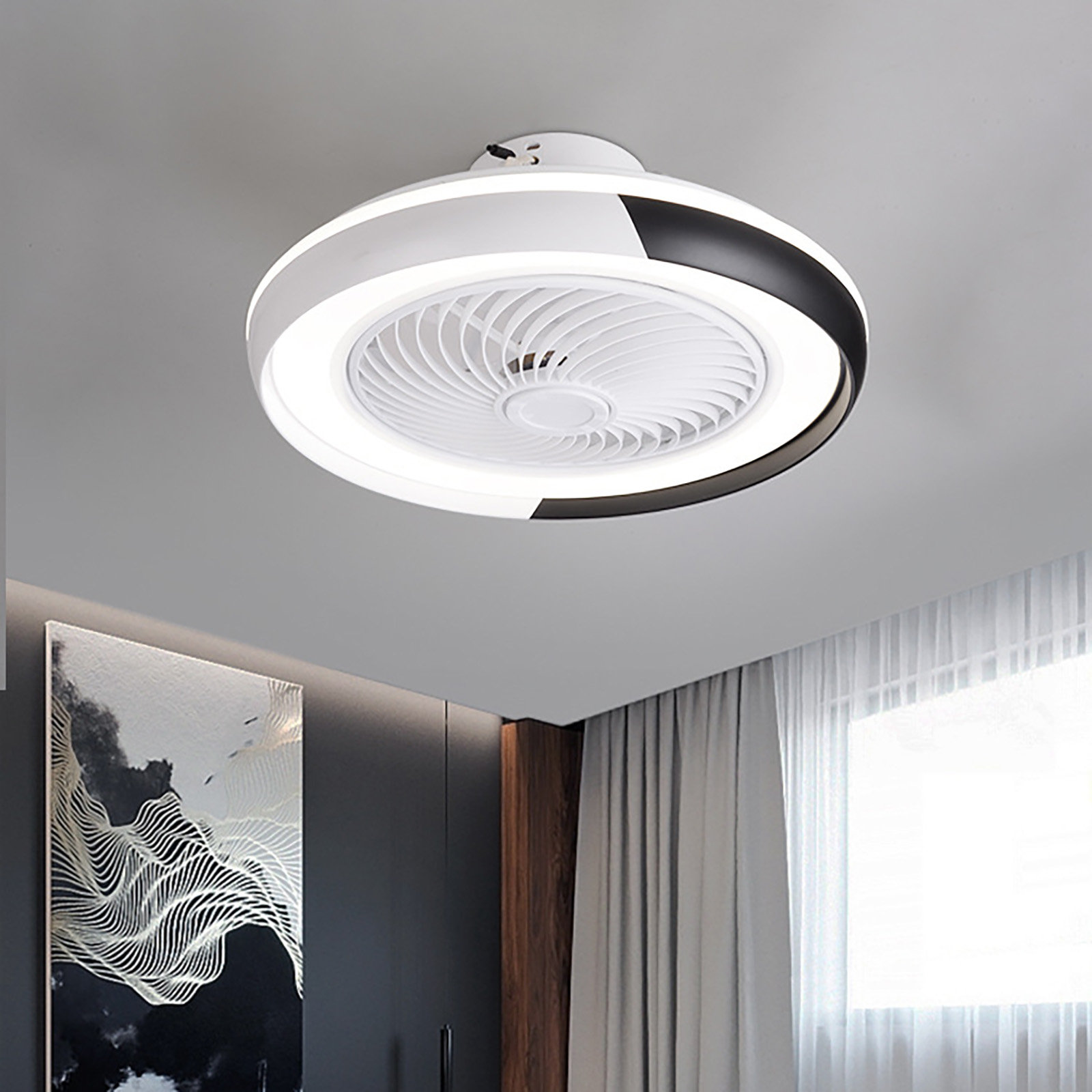 Wrought Studio Invisible Led Ceiling Fan Light Remote Control - Wayfair ...