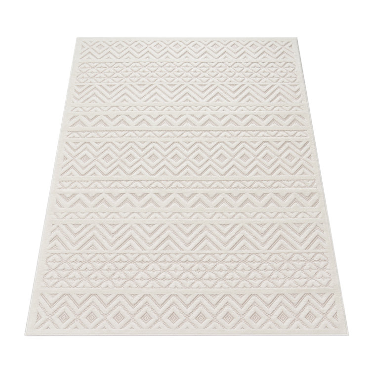 The Twillery Co.® Ashdown Geometric Machine Woven Polypropylene Indoor ...