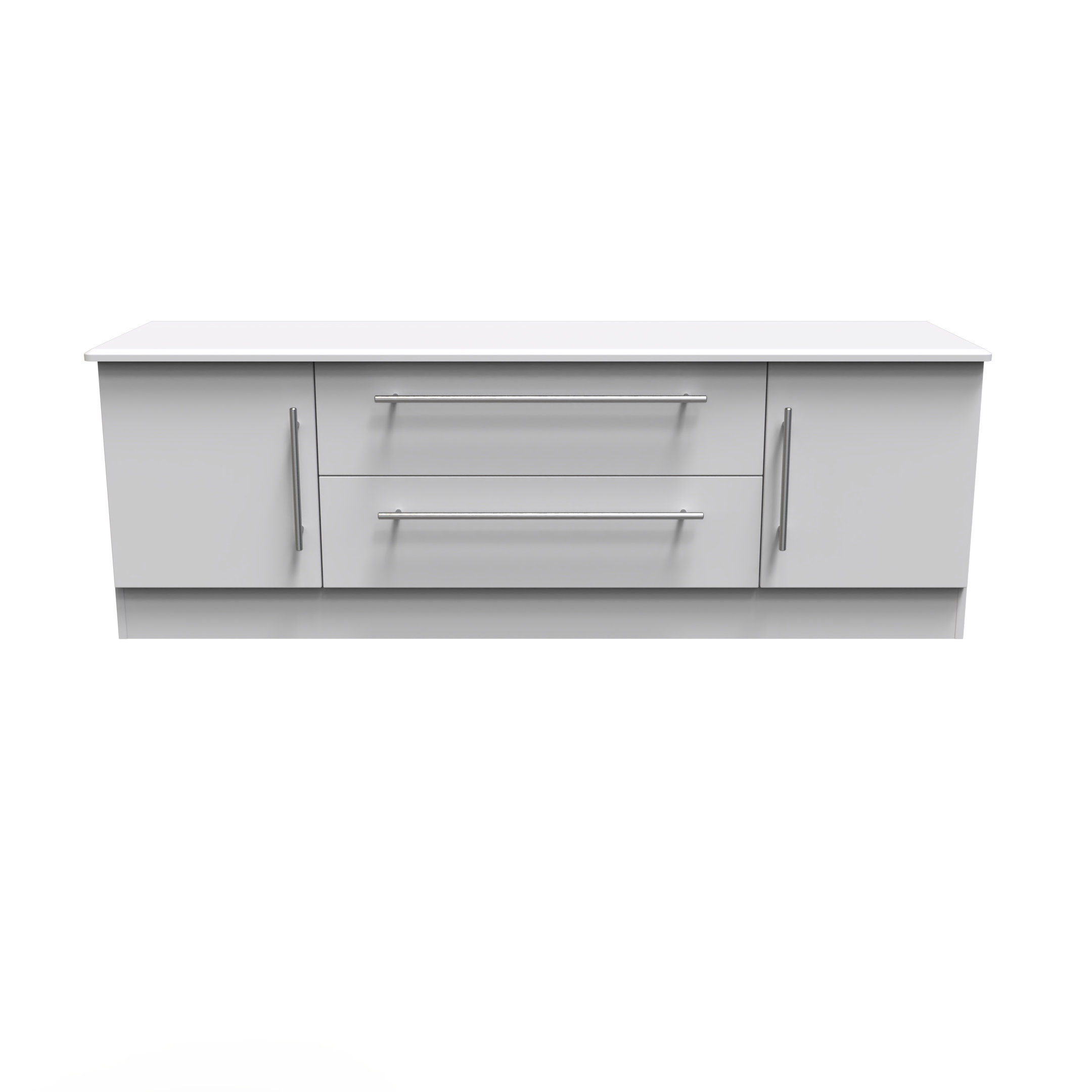 Latitude Run Beyhan 2 Door 2 Drawer Superwide TV Unit in Bardolino Oak ...