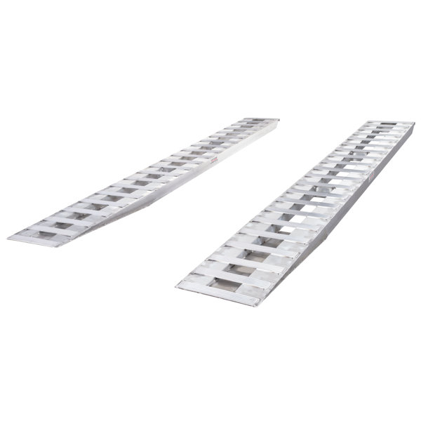 HD Ramps 120x20" Aluminum Truck Trailer Loading Ramps Hook-End 5000lb ...