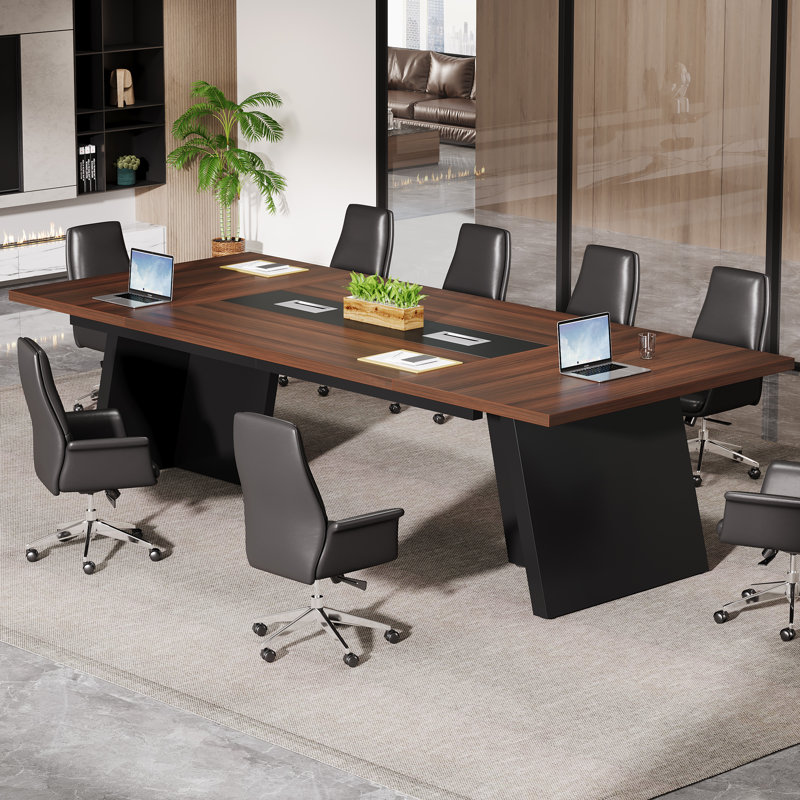 Ebern Designs 8Ft Conference Room Table For 8-10 People - Wayfair Canada