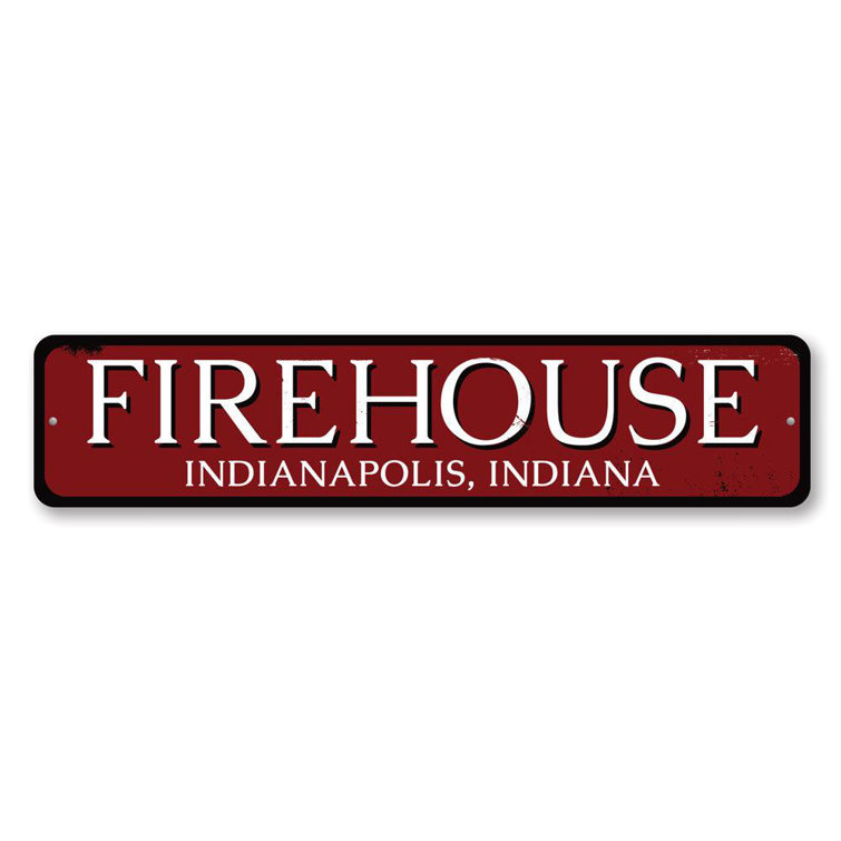 Lizton Sign Shop, Inc Firehouse Custom Aluminum Sign | Wayfair