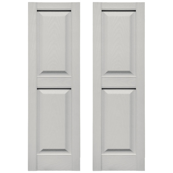 BuildersEdge Raised Panel Shutters | Wayfair