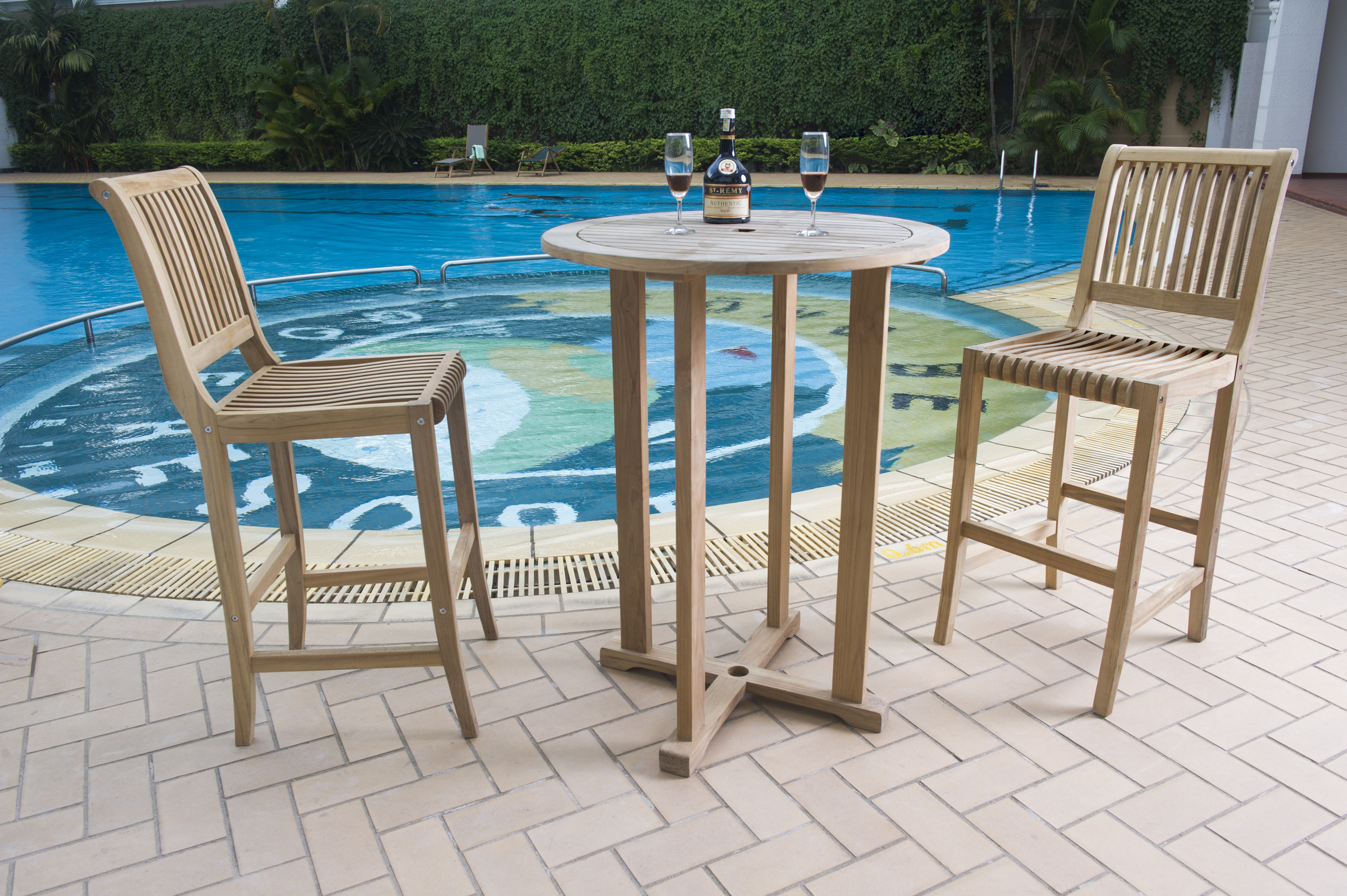 Canora Grey Diomiro Round 2 - Person 63" Long Bar Height Dining Set ...