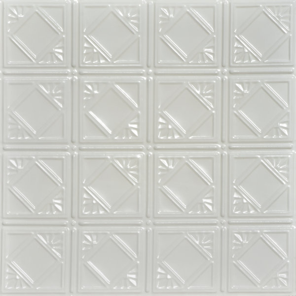 FromPlainToBeautifulInHours Carnivale 2 ft. x 2 ft. Drop-In Tin Ceiling ...