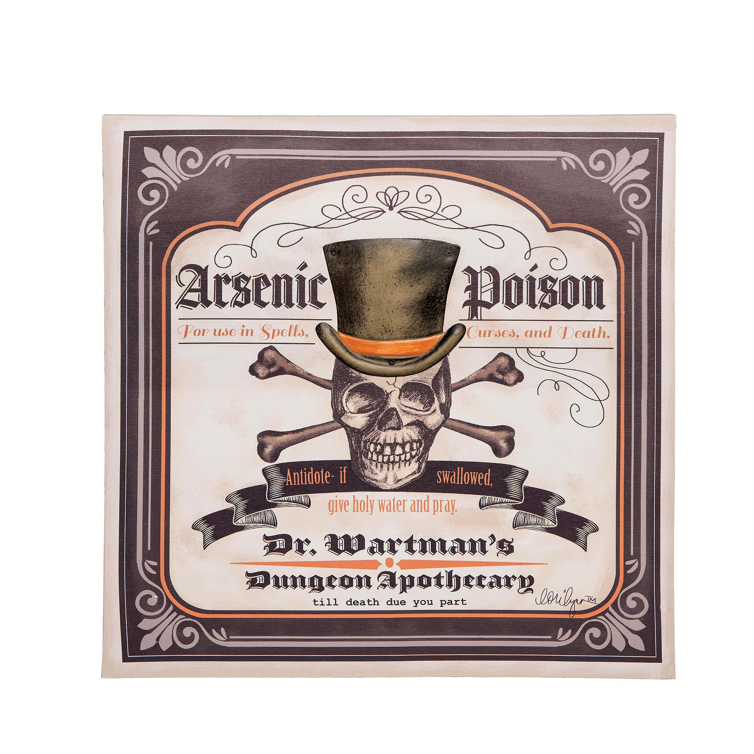 The Holiday Aisle® Dr. Wartman's 3D Poison Skeleton Halloween ...