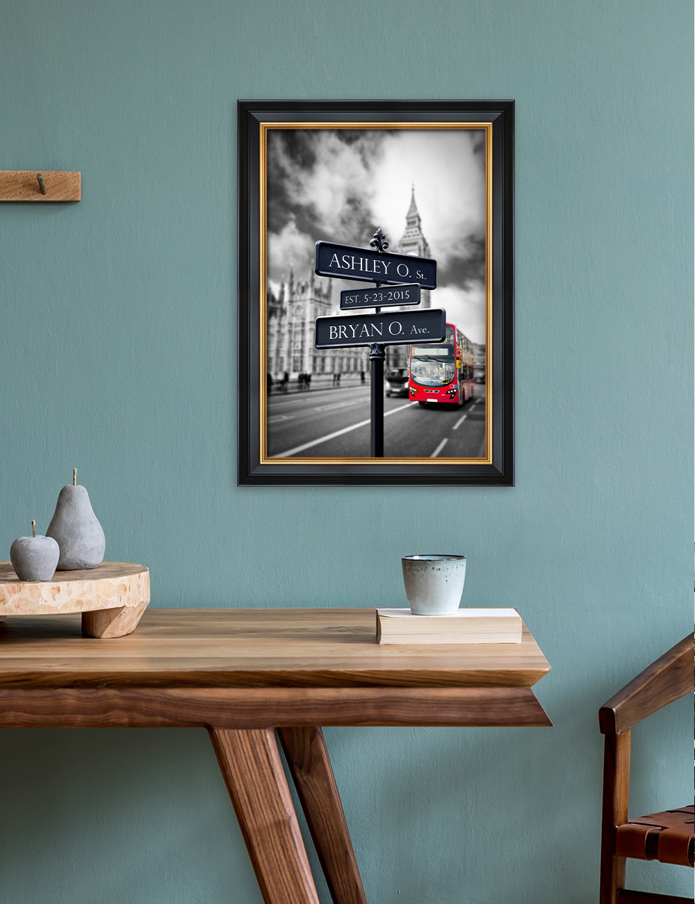 Latitude Run® FD0030 Lovers Roadcrossing Sign Personalized Canvas ...