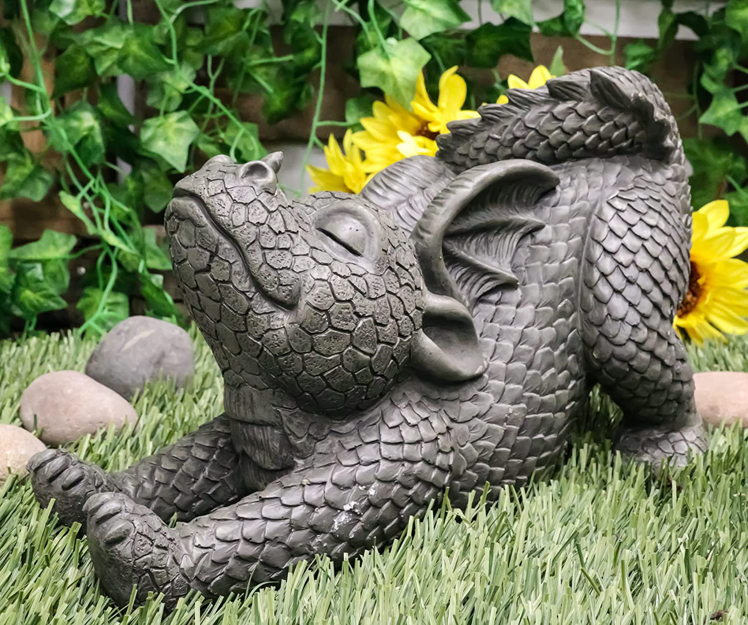 Trinx Ariette Stretching Garden Dragon Statue - Wayfair Canada