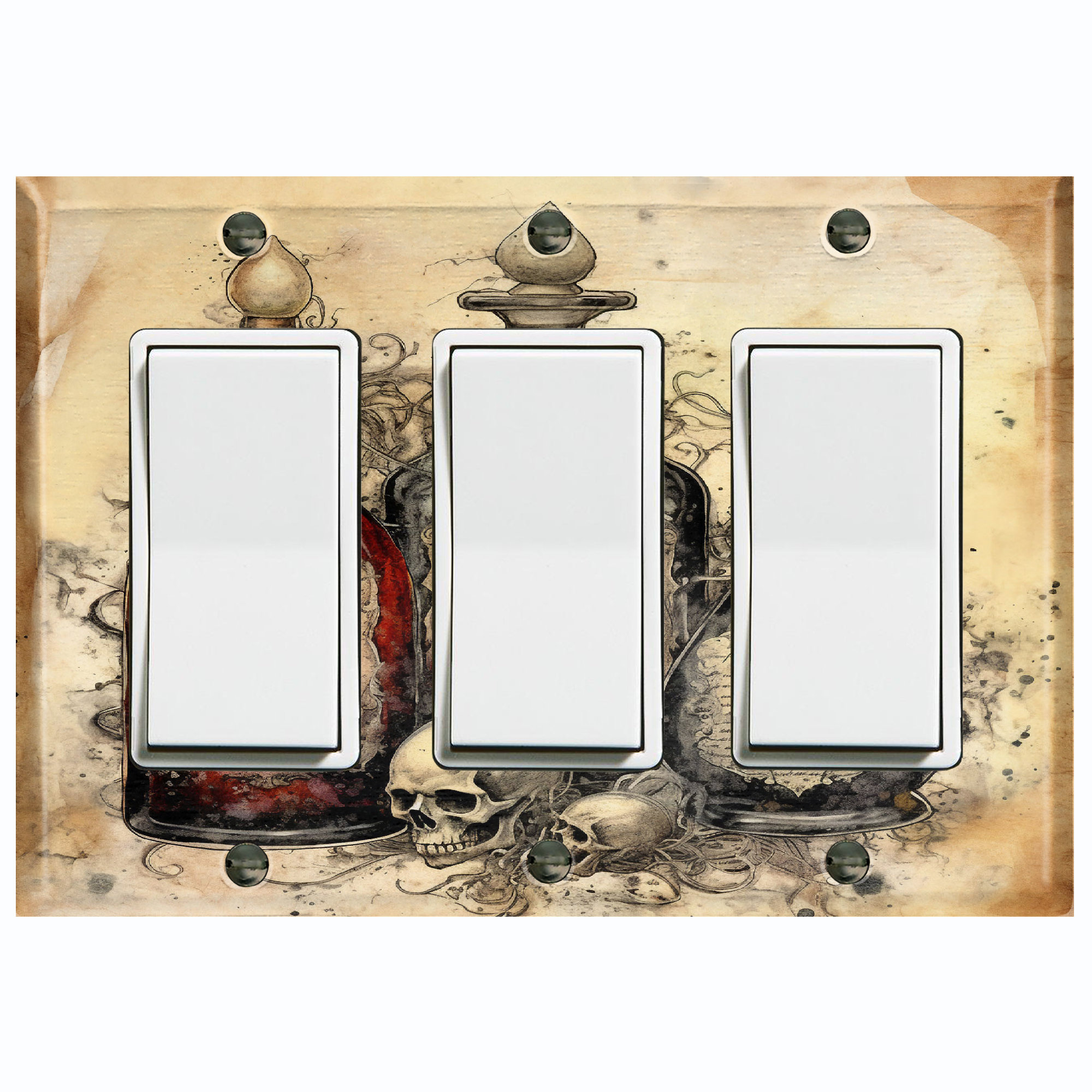 WorldAcc Metal Light Switch Plate Outlet Cover (Halloween Potion ...