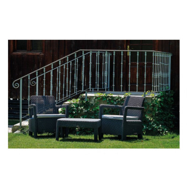 17 Stories Elemer Rectangular 2 - Person 68cm Long Bistro Set with ...