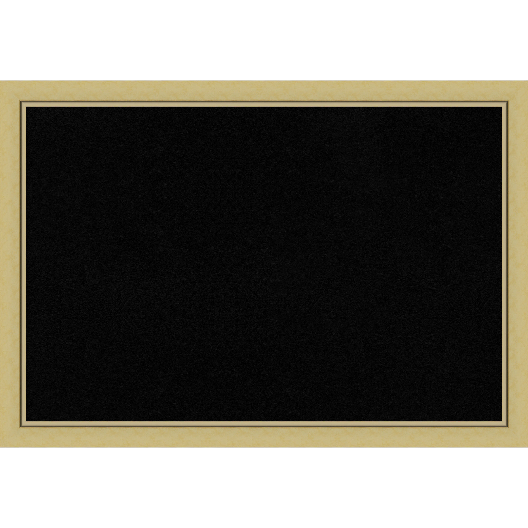 Amanti Art Black Cork Board, Landon Gold Narrow Frame - Bulletin Board ...