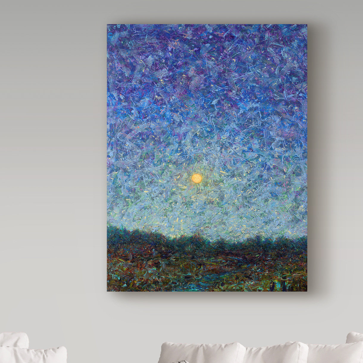 Trademark Fine Art 'Cornbread Moon 1' Graphic Art Print on Wrapped ...