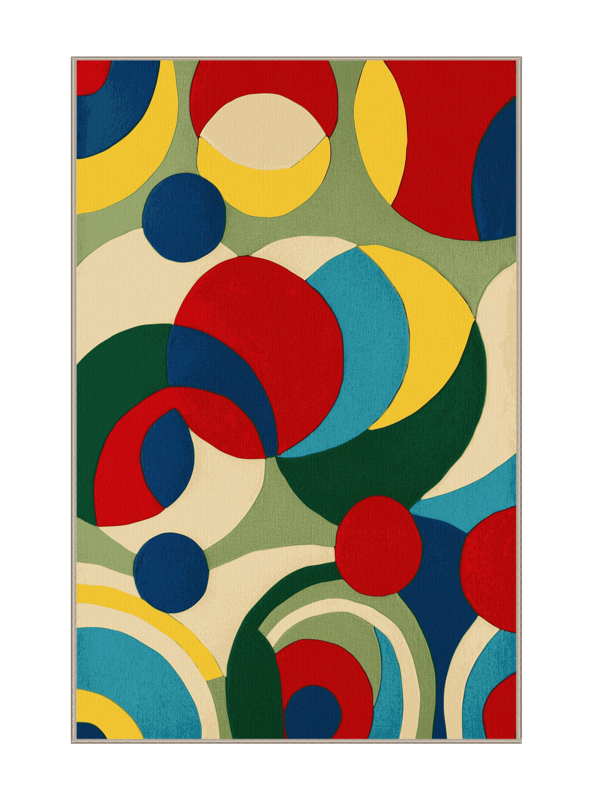 Wrought Studio™ Vivid Wiggle Rug | Wayfair