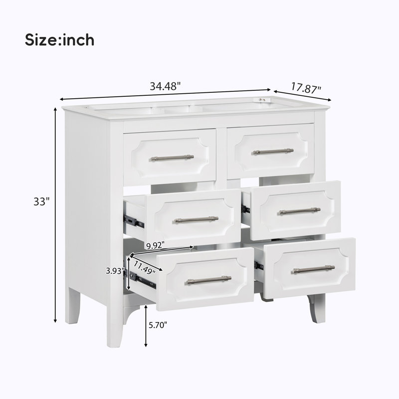 JBRHTWP8MQAPNM4E Bathroom Vanity Bases only | Wayfair