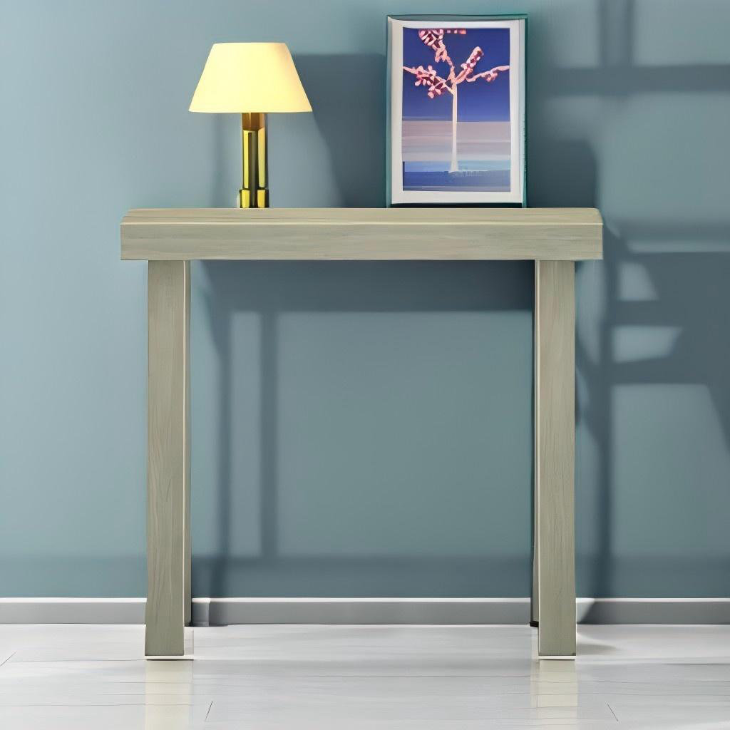 Latitude Run® Solid Wood Console Table, 36 Inch, Sofa Table, Narrow ...
