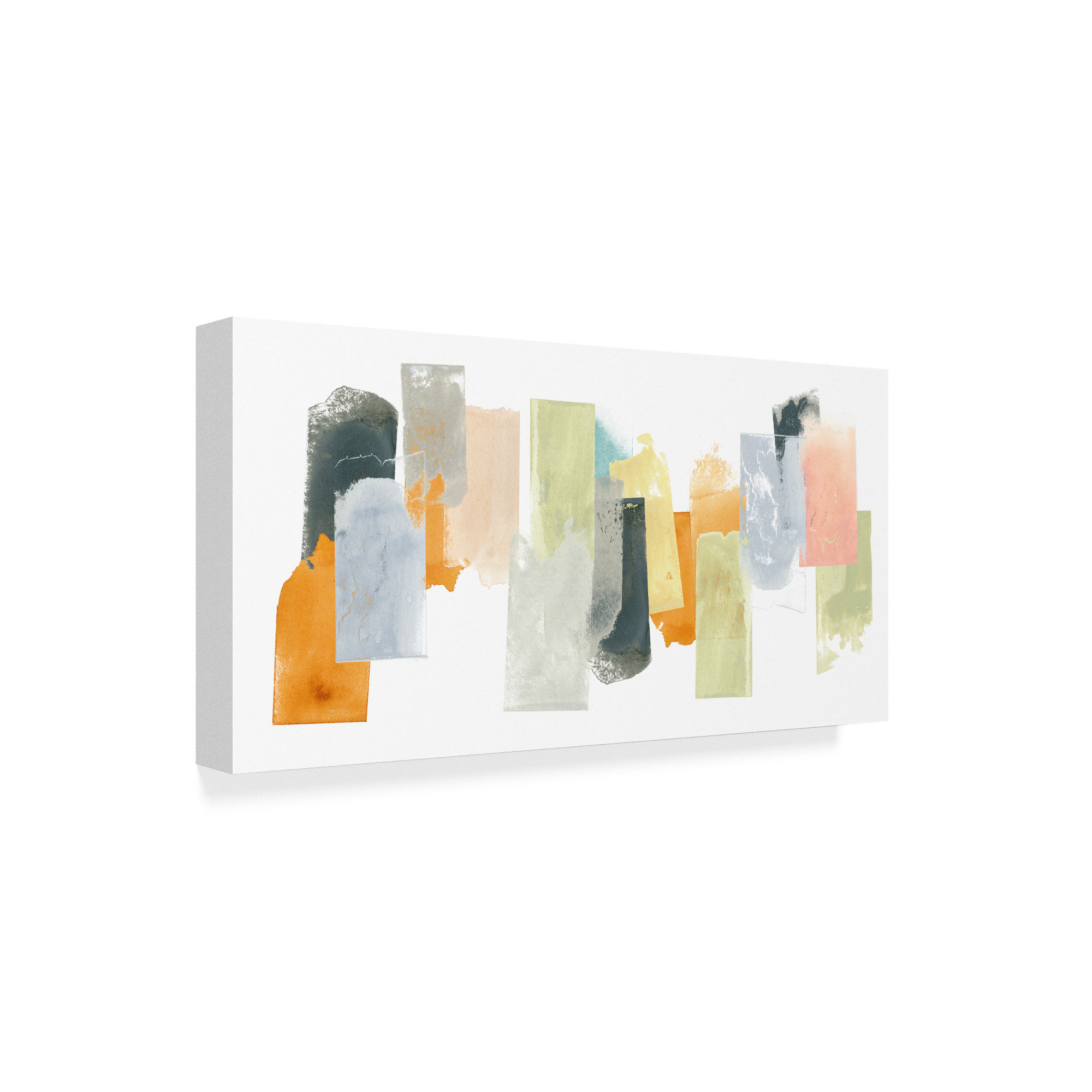 Ebern Designs 'Touchstone I' Acrylic Painting Print on Wrapped Canvas ...