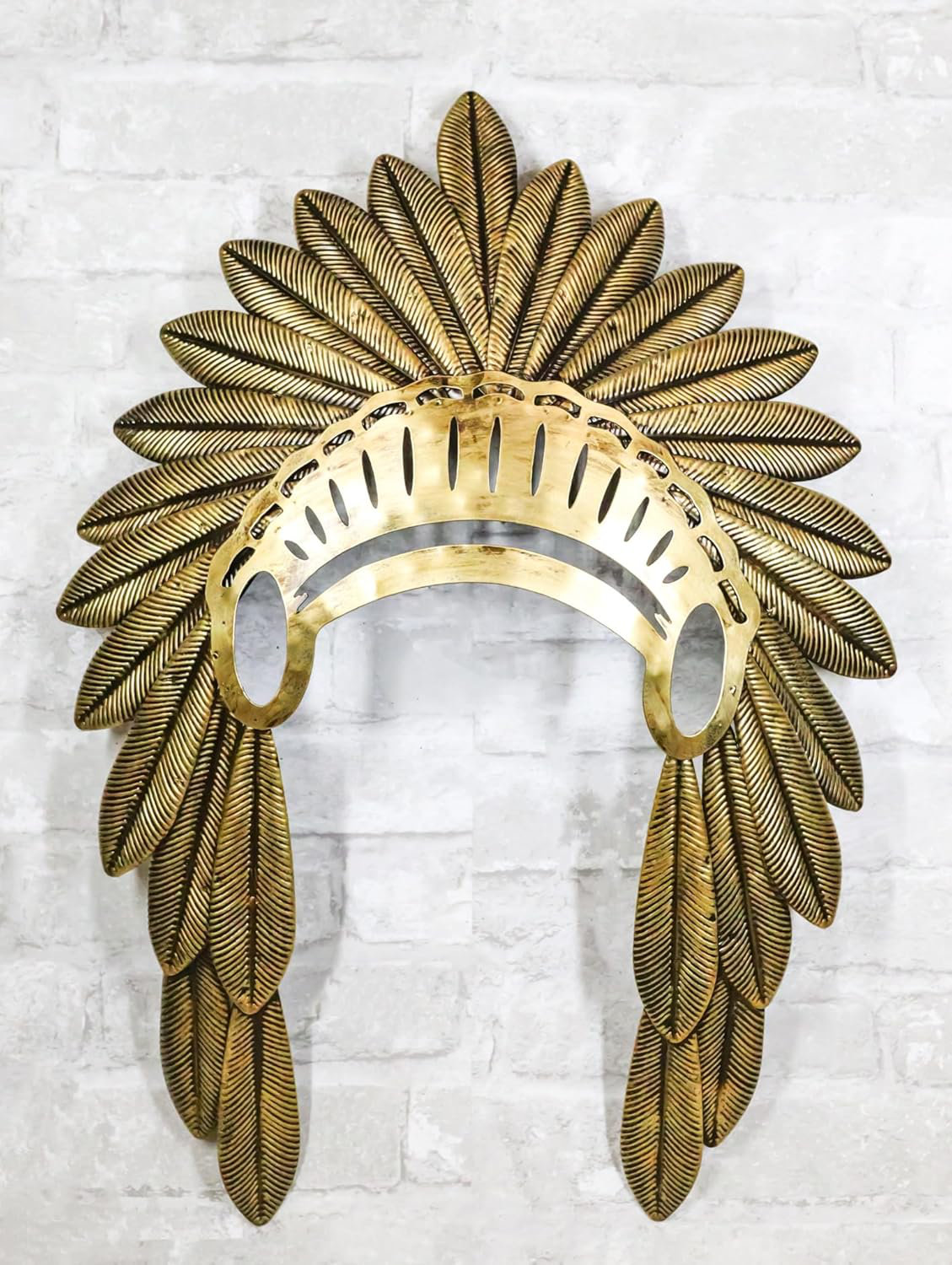 Millwood Pines Large 23"H Native Indian Chieftain Warrior Roach ...