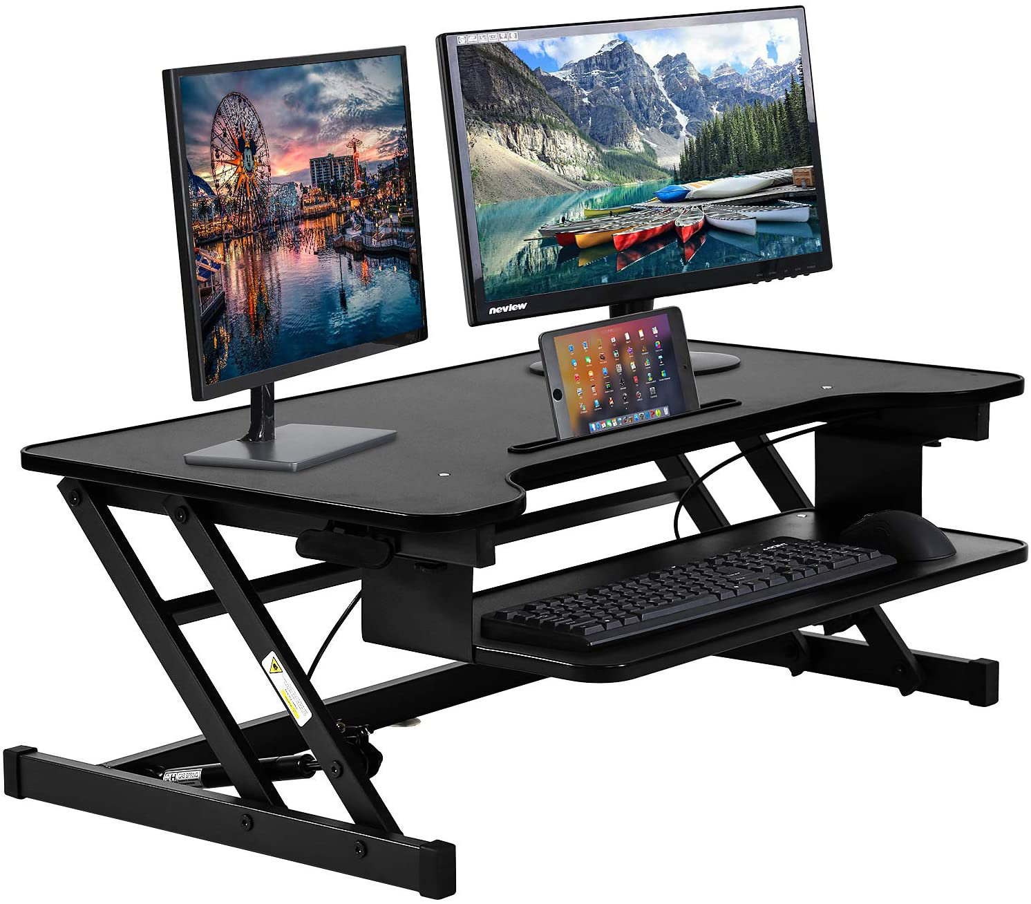Inbox Zero Height Adjustable Standing Desk | Wayfair