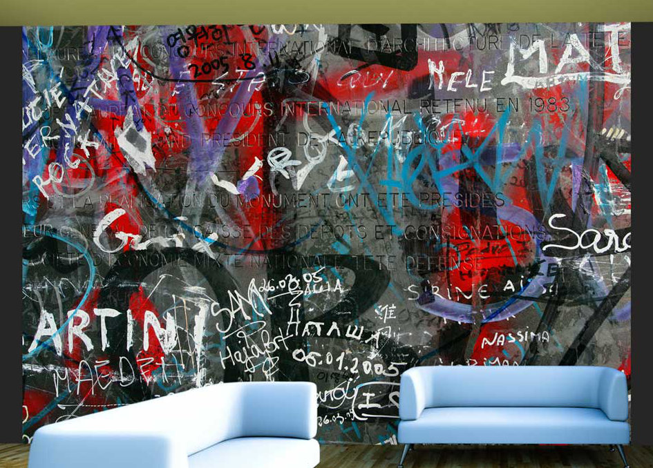 East Urban Home Urban Graffiti Wall Mural | Wayfair