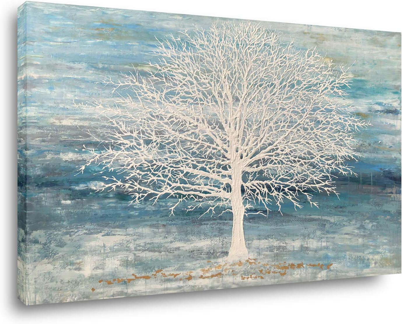 Lark Manor™ Landscape Canvas Art Hand Painted 3D Tree Paintings With ...
