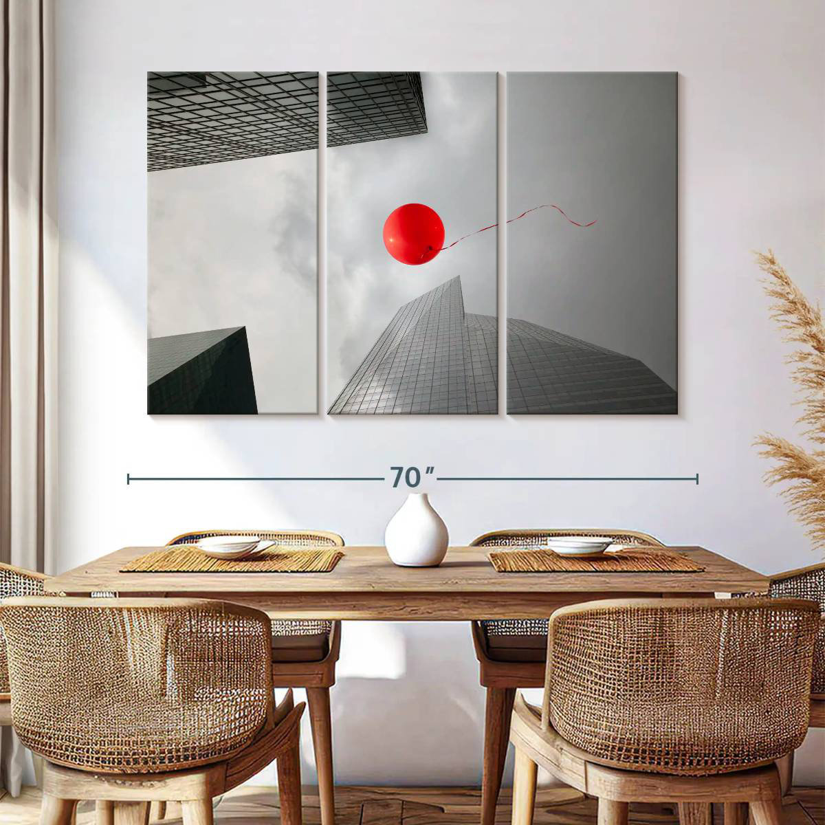 Ebern Designs Lilie Urban Red Balloon Pop | Wayfair