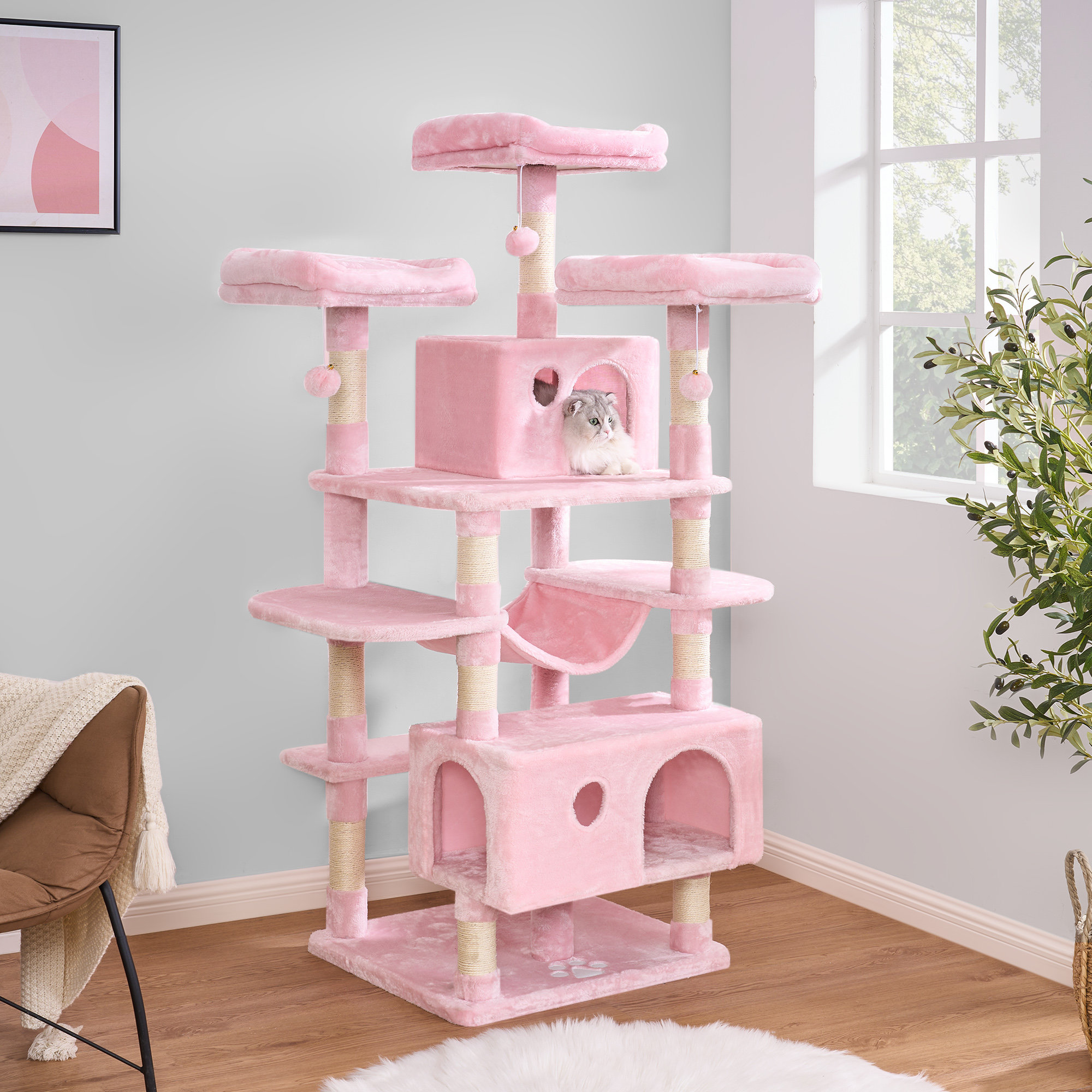 Tucker Murphy Pet™ 62" Champlain Cat Tree & Reviews - Wayfair Canada