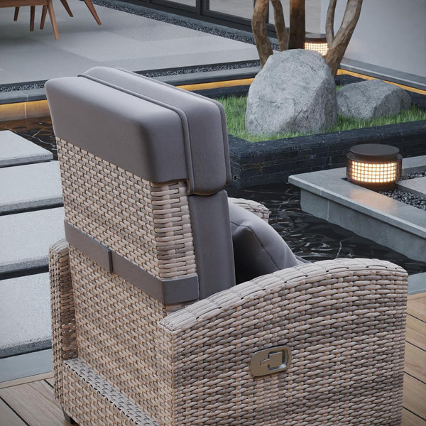 Lark Manor™ Outdoor Reclining Chairs, Reclining Patio Chairs With ...