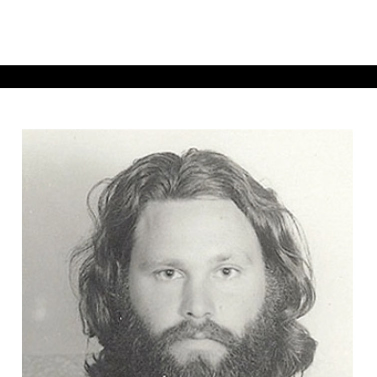 Venice Beach Collections Jim Morrison 1970 Mugshot - 14X18 Framed Print ...